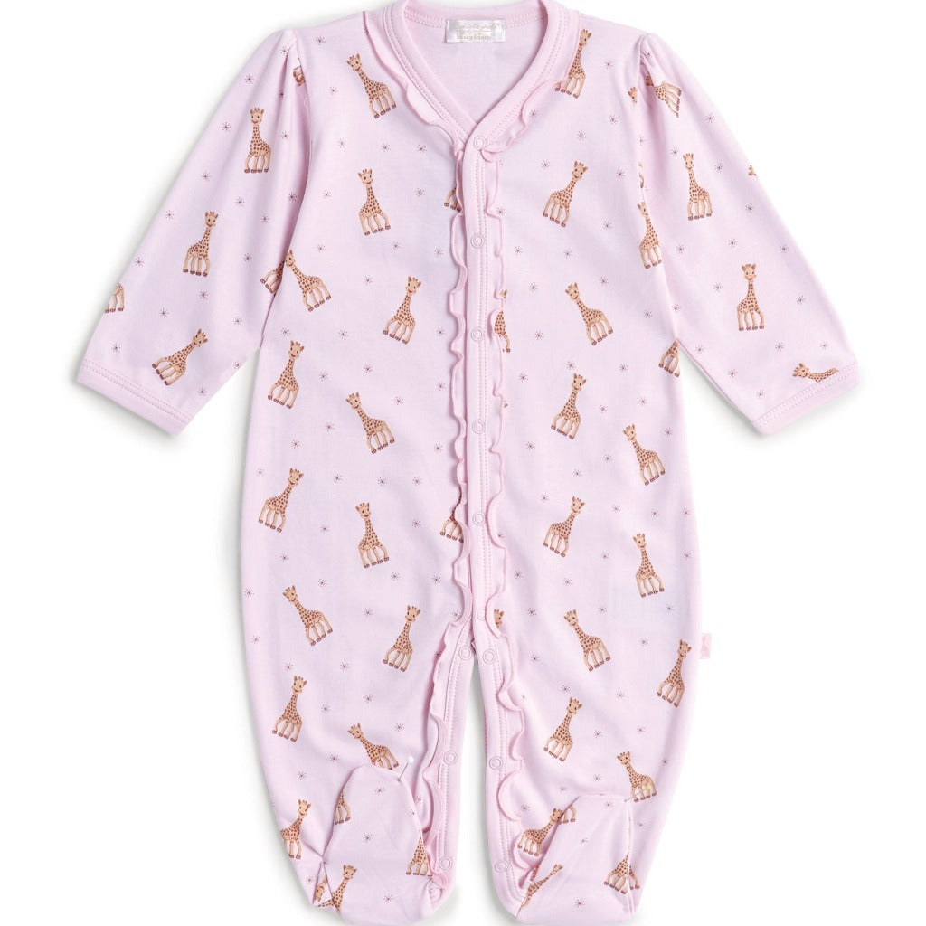 Kissy Kissy Sophie la Giraffe Print All-In-One, Baby Girl Kissy Kissy – Roo And Little Boo